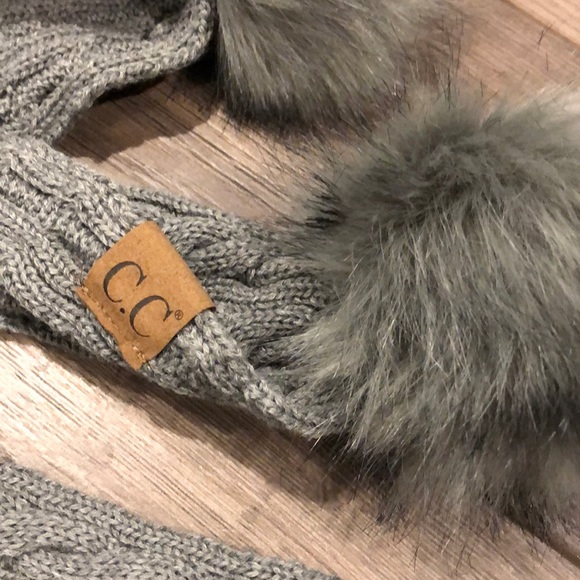 C.C | Accessories | Cc Cable Knit Scarf | Poshmark